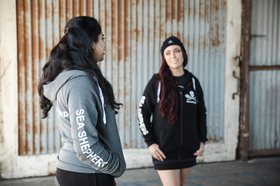 Jolly Roger Unisex Zip Hoodie – Sea Shepherd Australia